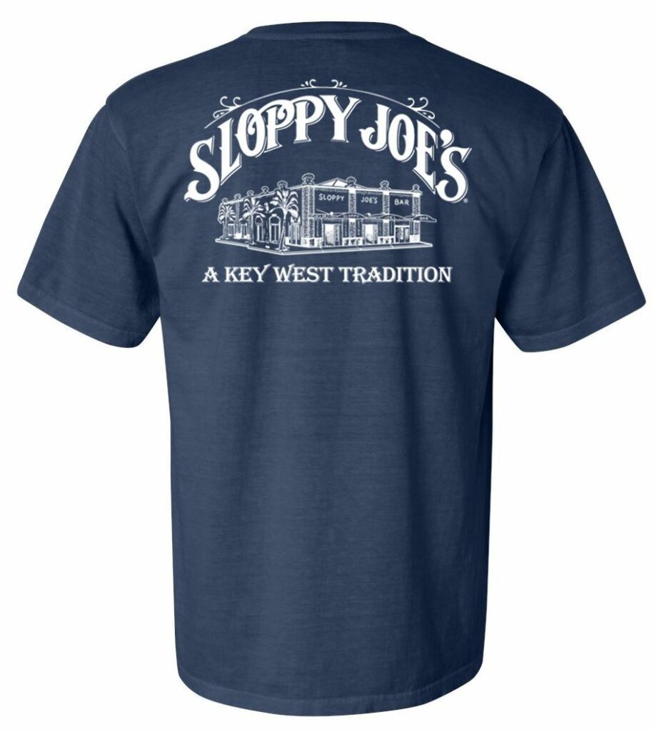 Building Logo Short Sleeve Comfort Colors Midnight | Sloppy Joe's Bar ...