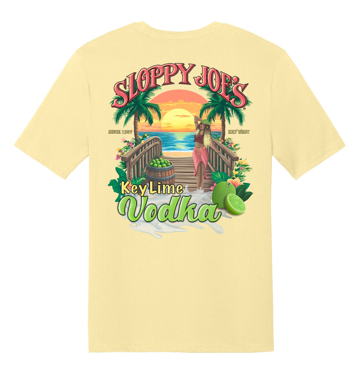 Sloppy Joe's Key Lime Vodka T-Shirt | Sloppy Joe's Bar | Key West, FL